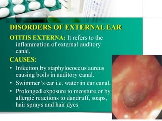 Disorders of ear | PPTX
