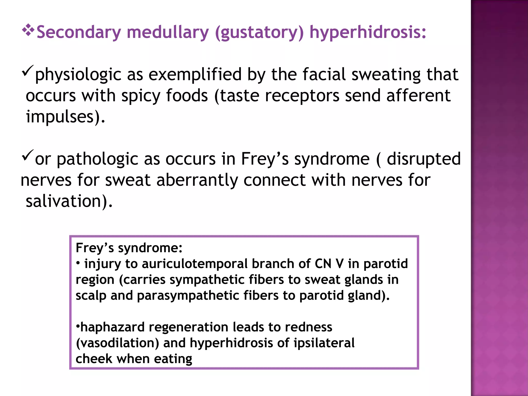 Disorders of Eccrine and Apocrine Sweat Glands | PPT