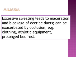 Disorders of Eccrine and Apocrine Sweat Glands | PPT