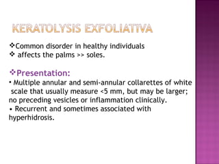 Disorders of Eccrine and Apocrine Sweat Glands | PPT
