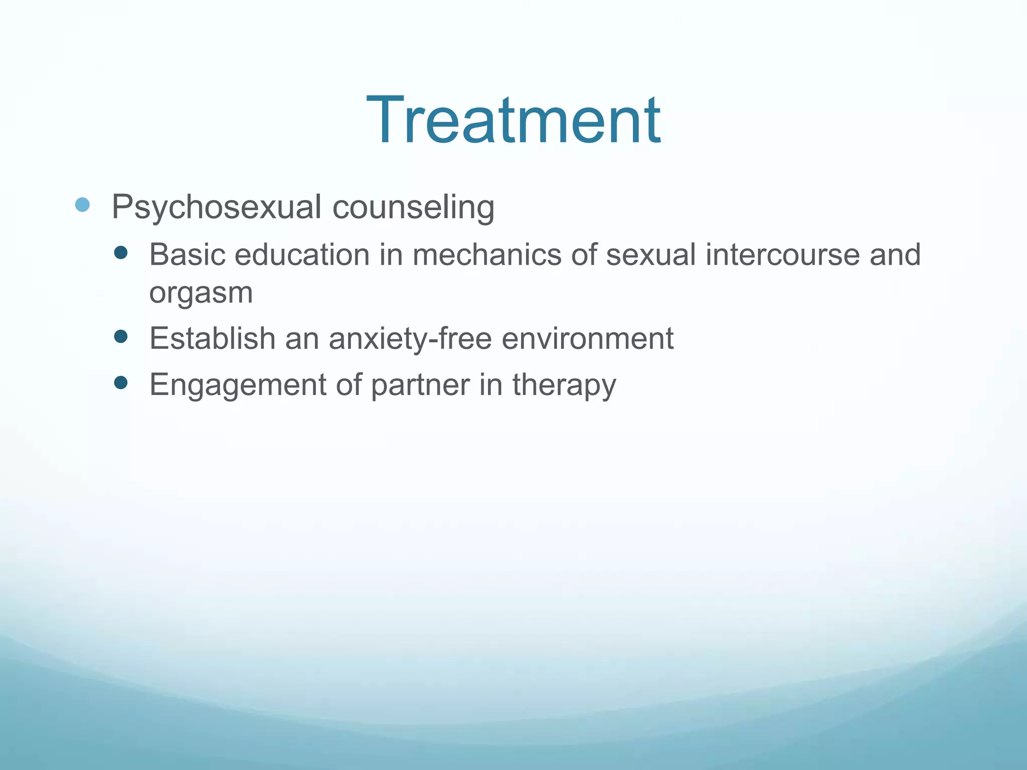 Disorders of Ejaculation | PPTX