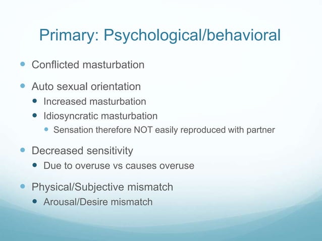 Disorders of Ejaculation | PPTX