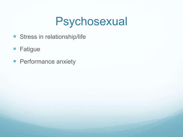 Disorders of Ejaculation | PPTX