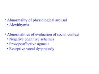 Disorders of emotion | PDF