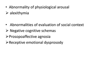 Disorders of Emotion | PPTX
