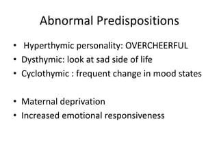 Disorders of Emotion | PPTX
