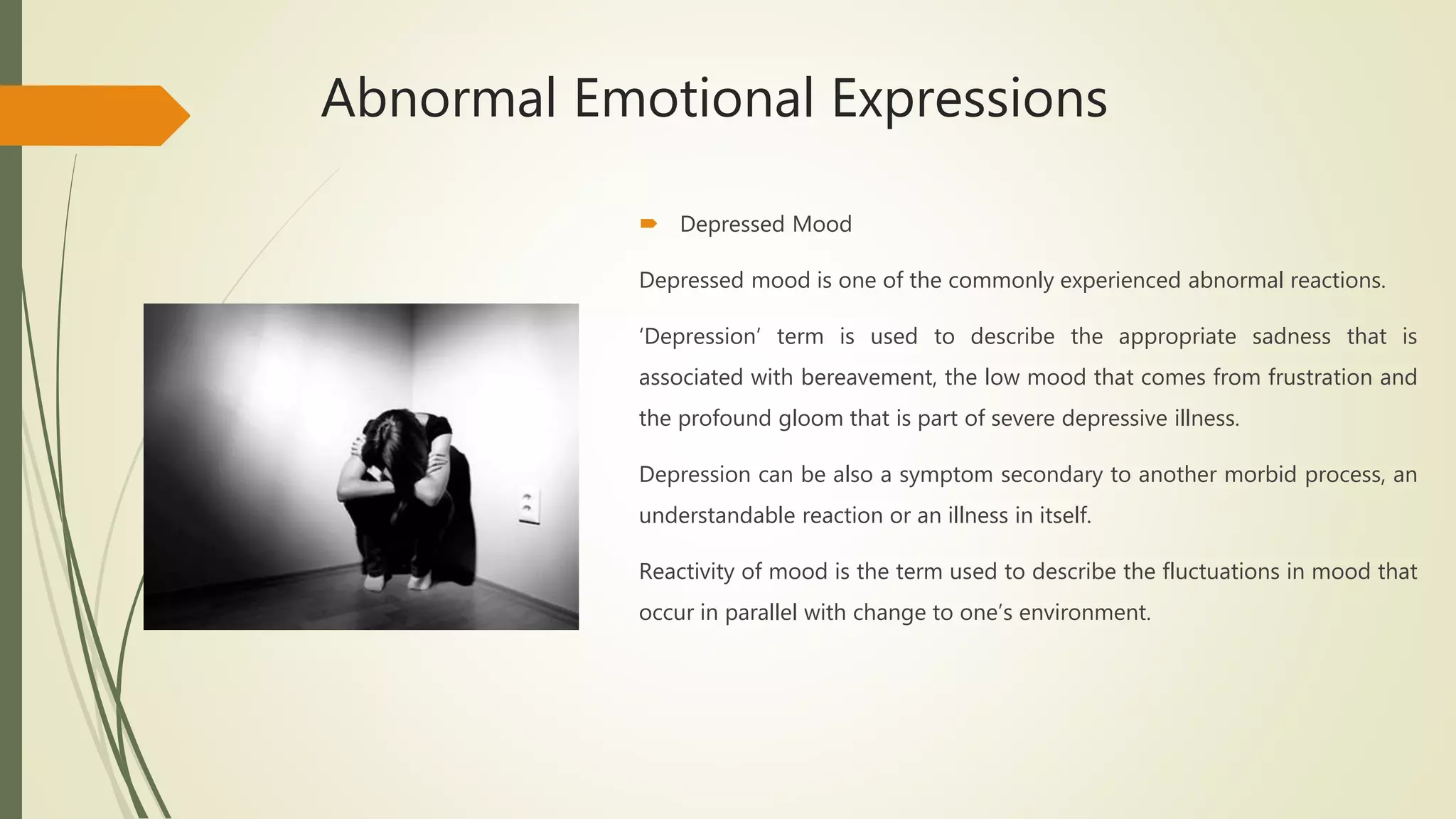 Disorders of Emotions | PPTX