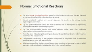 Disorders of Emotions | PPTX