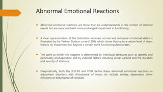 Disorders of Emotions | PPTX