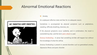 Disorders of Emotions | PPTX