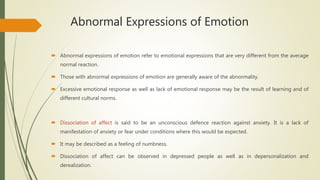 Disorders of Emotions | PPTX