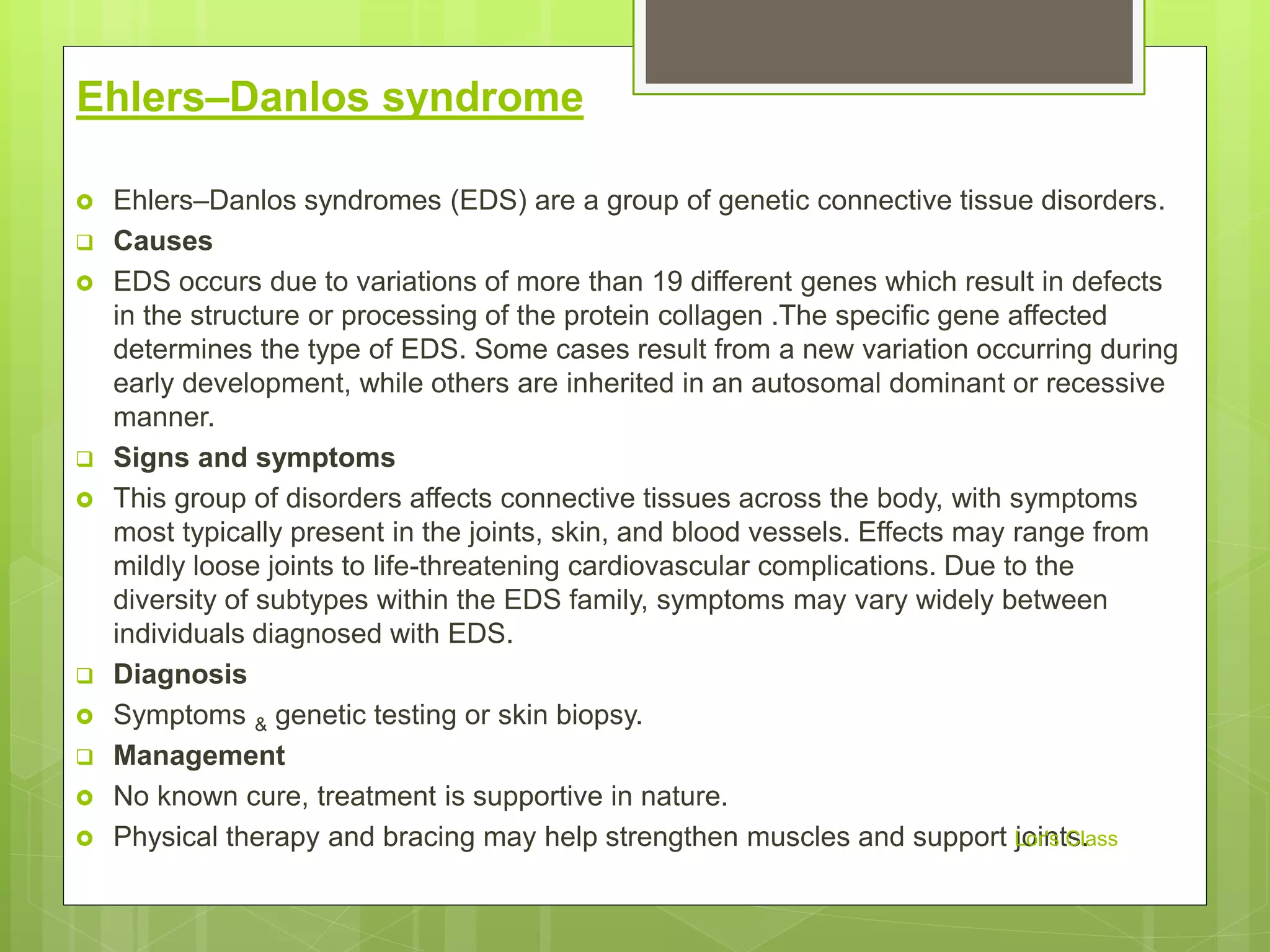 Disorders of feet-Bunion,Marfan Syndrome,Ehlers–Danlos syndrome,Corn ...