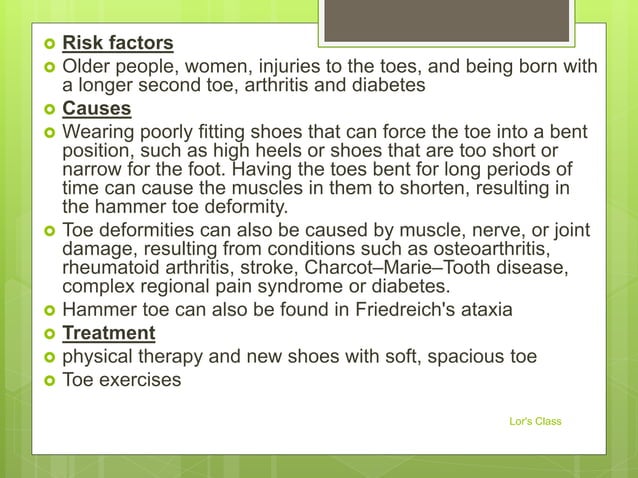 Disorders of feet-Bunion,Marfan Syndrome,Ehlers–Danlos syndrome,Corn ...