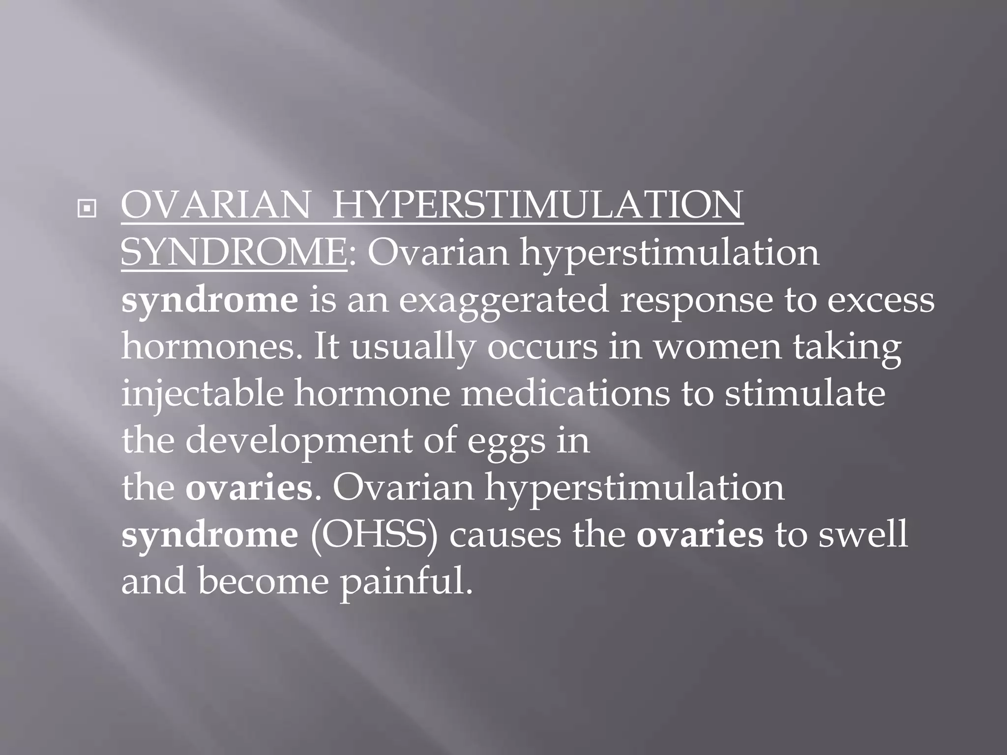 Disorders of female reproductive system | PPTX