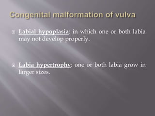 Disorders of female reproductive system | PPTX
