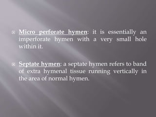 Disorders of female reproductive system | PPTX