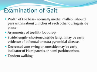 Disorders of gait and station | PPT