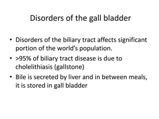 PPT Gallbladder Disorders PowerPoint Presentation, Free, 57% OFF