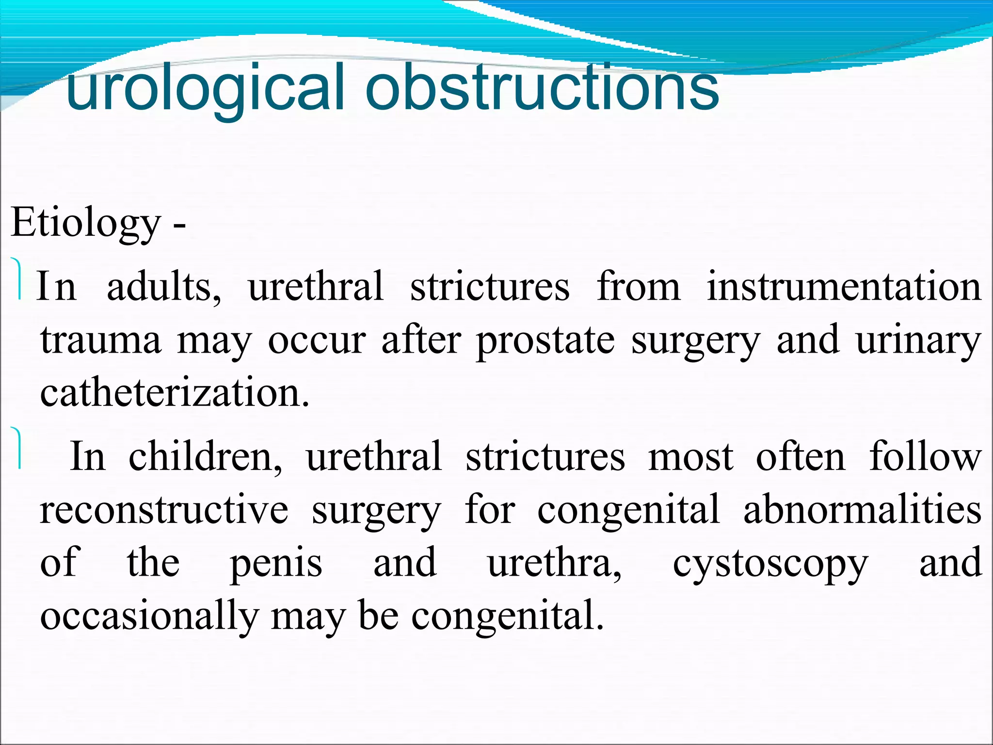 Disorders of genitourinary | PPTX