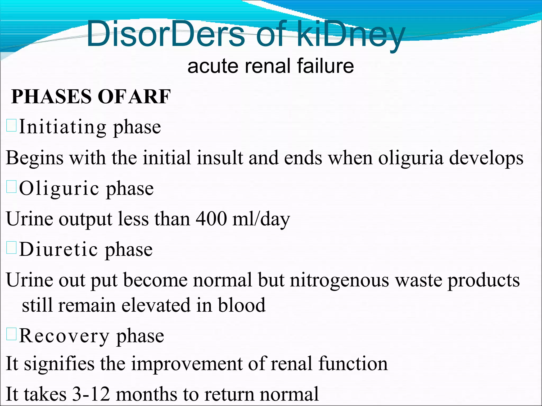 Disorders of genitourinary | PPTX
