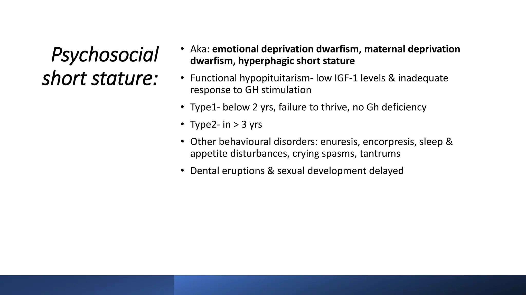 Disorders of growth | PPTX
