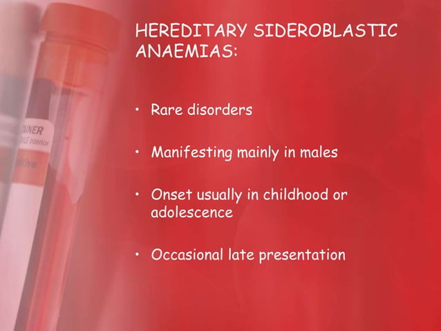 Disorders of haem synthesis | PPTX