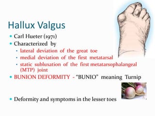 Disorders of hallux | PPTX