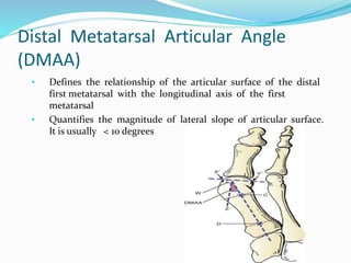 Distal Metatarsal Articular Angle