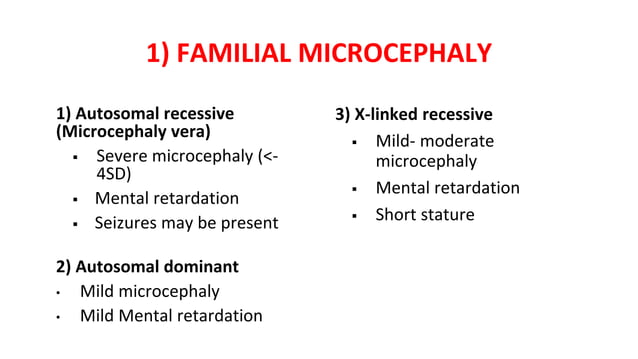 Microcephaly & Macrocephaly | PPTX