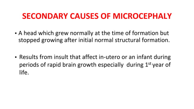 Microcephaly & Macrocephaly | PPTX