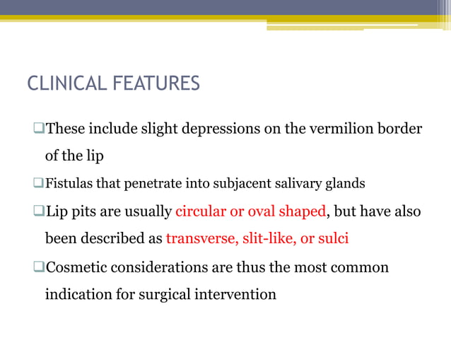 Disorders of lip | PPTX