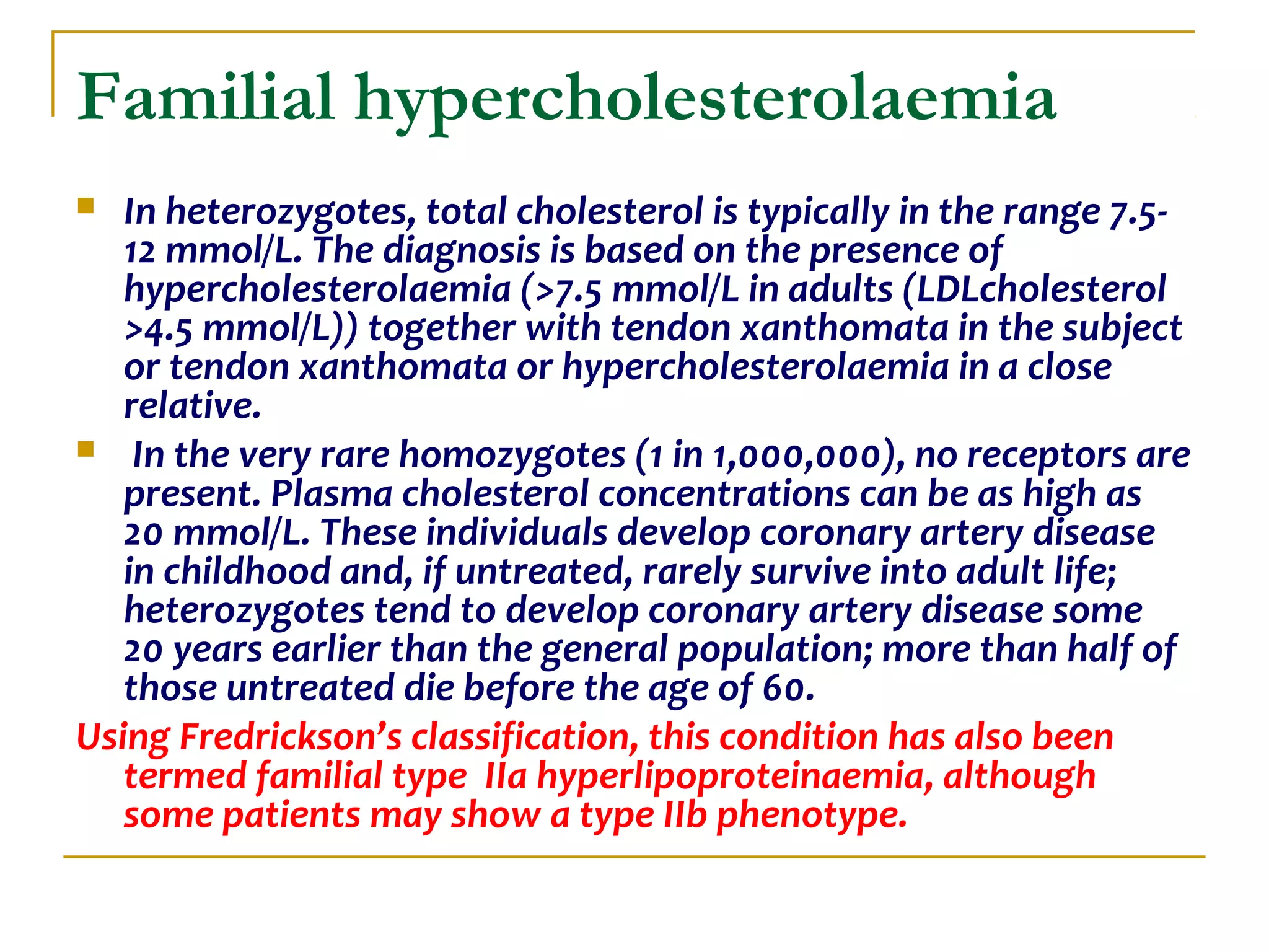 Disorders of lipid metabolism ppt | PPT