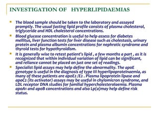Disorders of lipid metabolism ppt | PPT