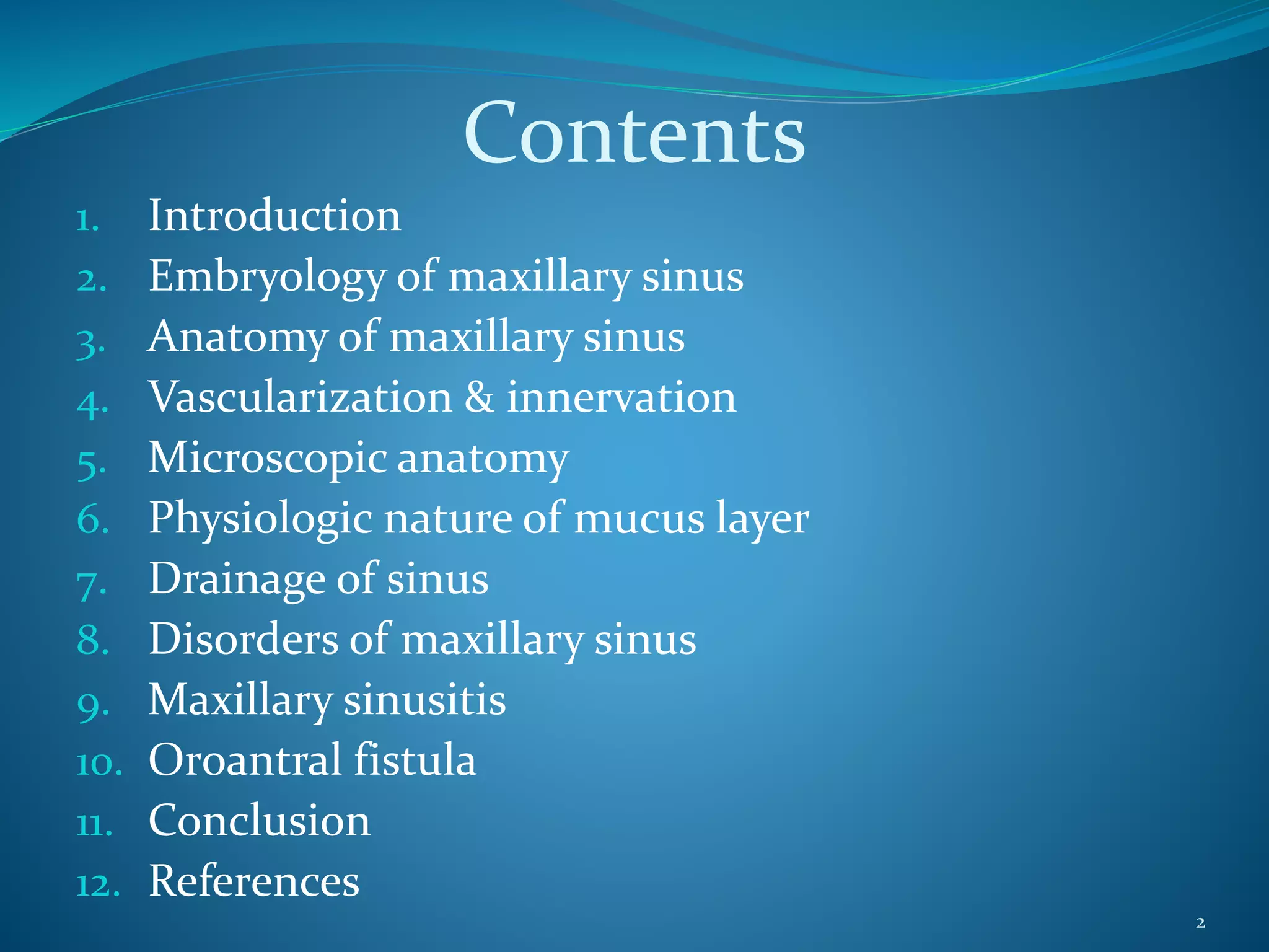 Disorders of Maxillary Sinus | PPTX