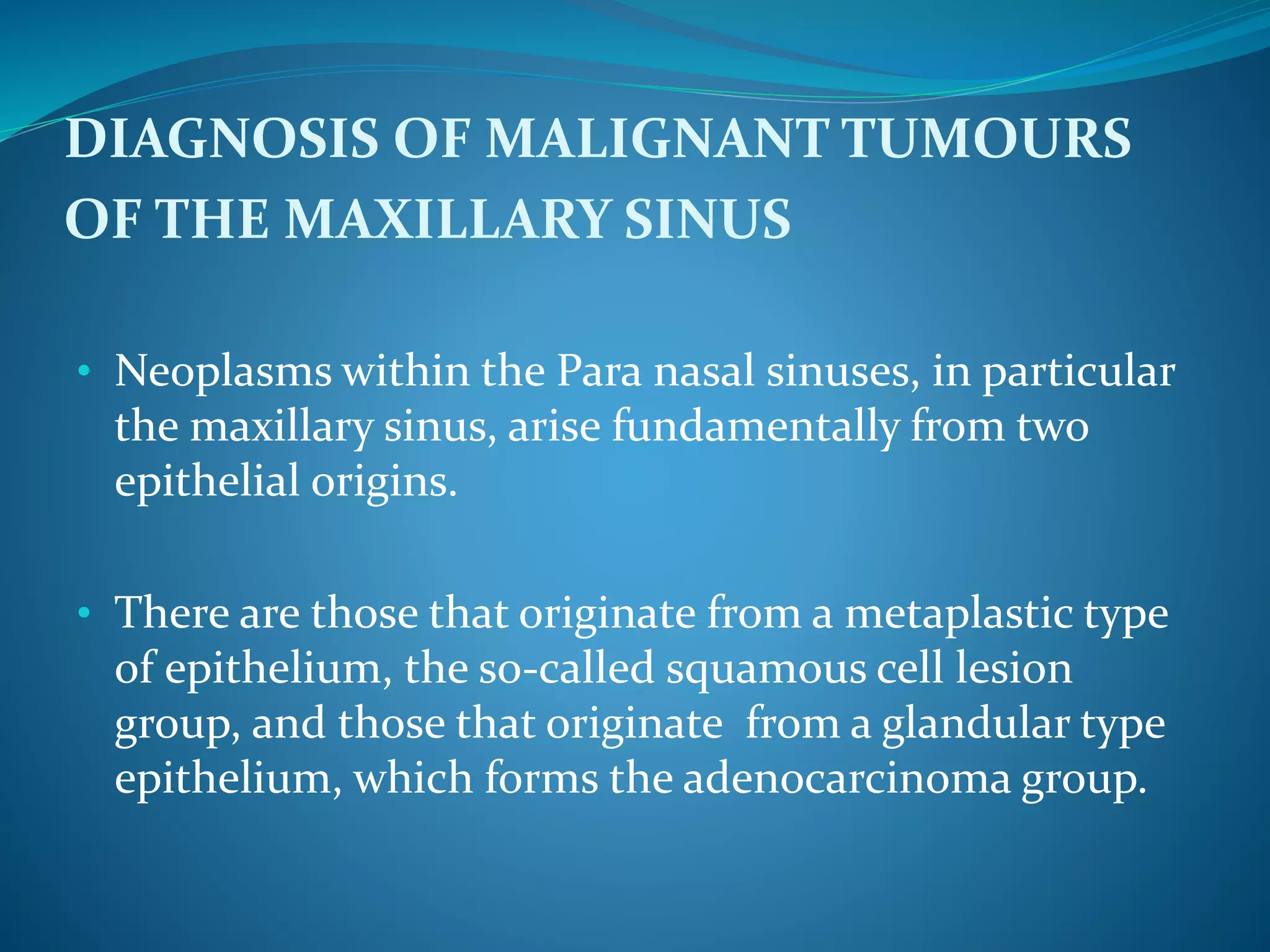 Disorders of Maxillary Sinus | PPTX