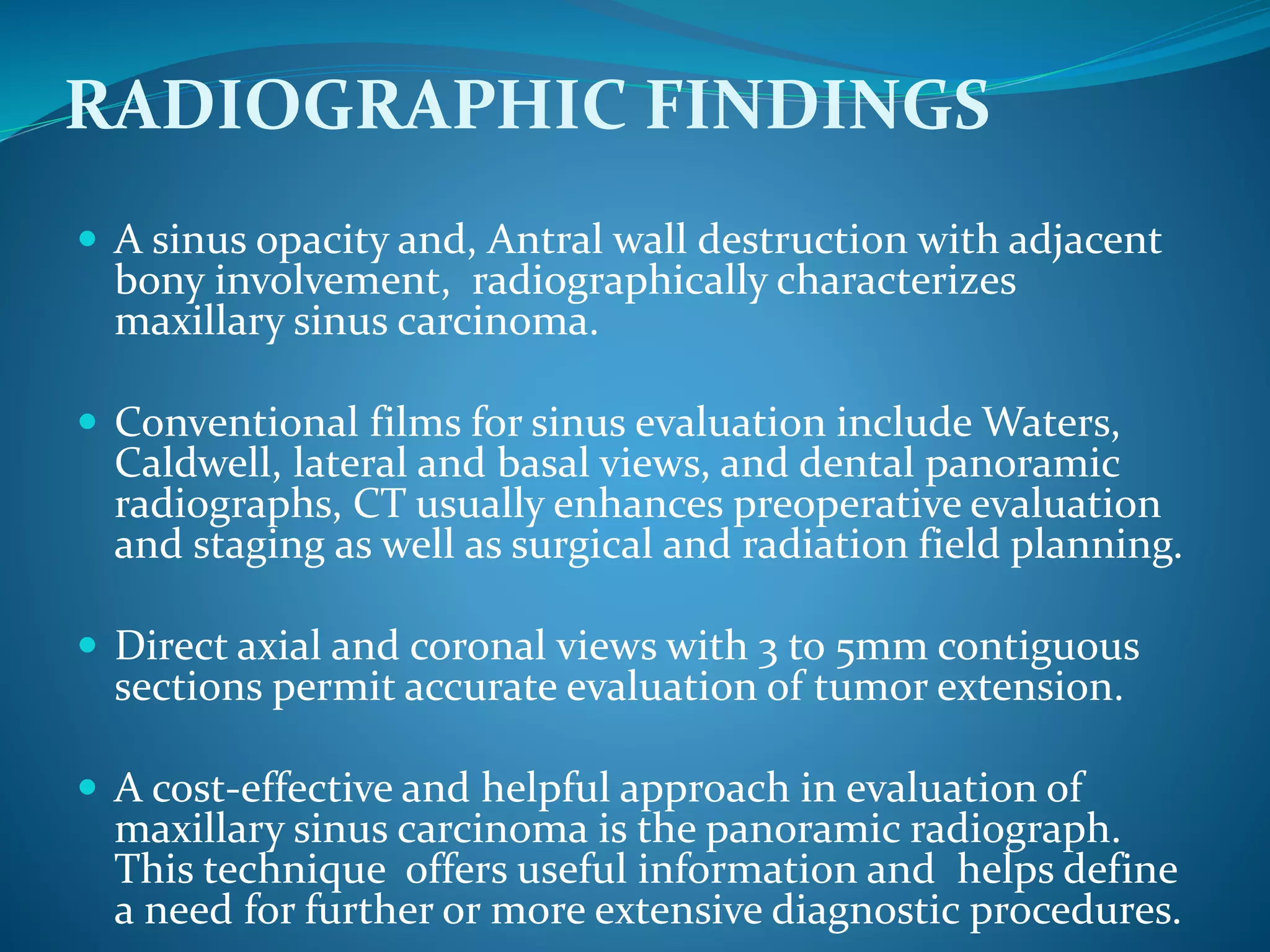 Disorders of Maxillary Sinus | PPTX