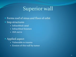 Disorders of Maxillary Sinus | PPTX