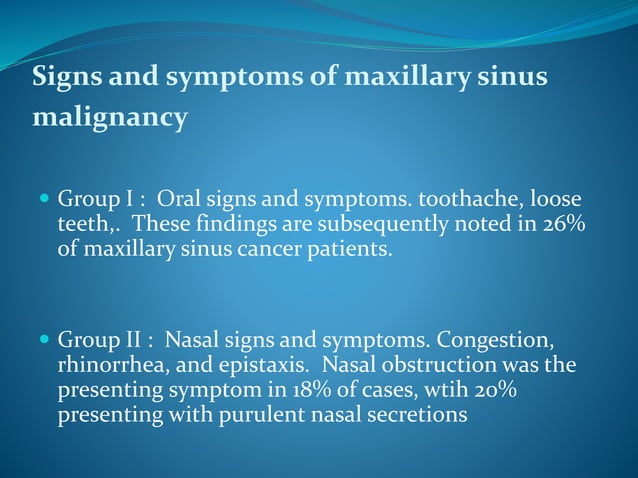 Disorders of Maxillary Sinus | PPTX