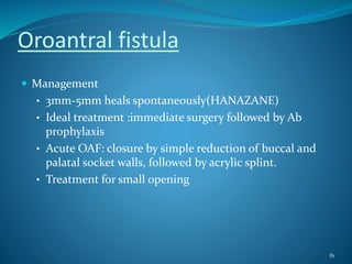 Disorders of Maxillary Sinus | PPTX