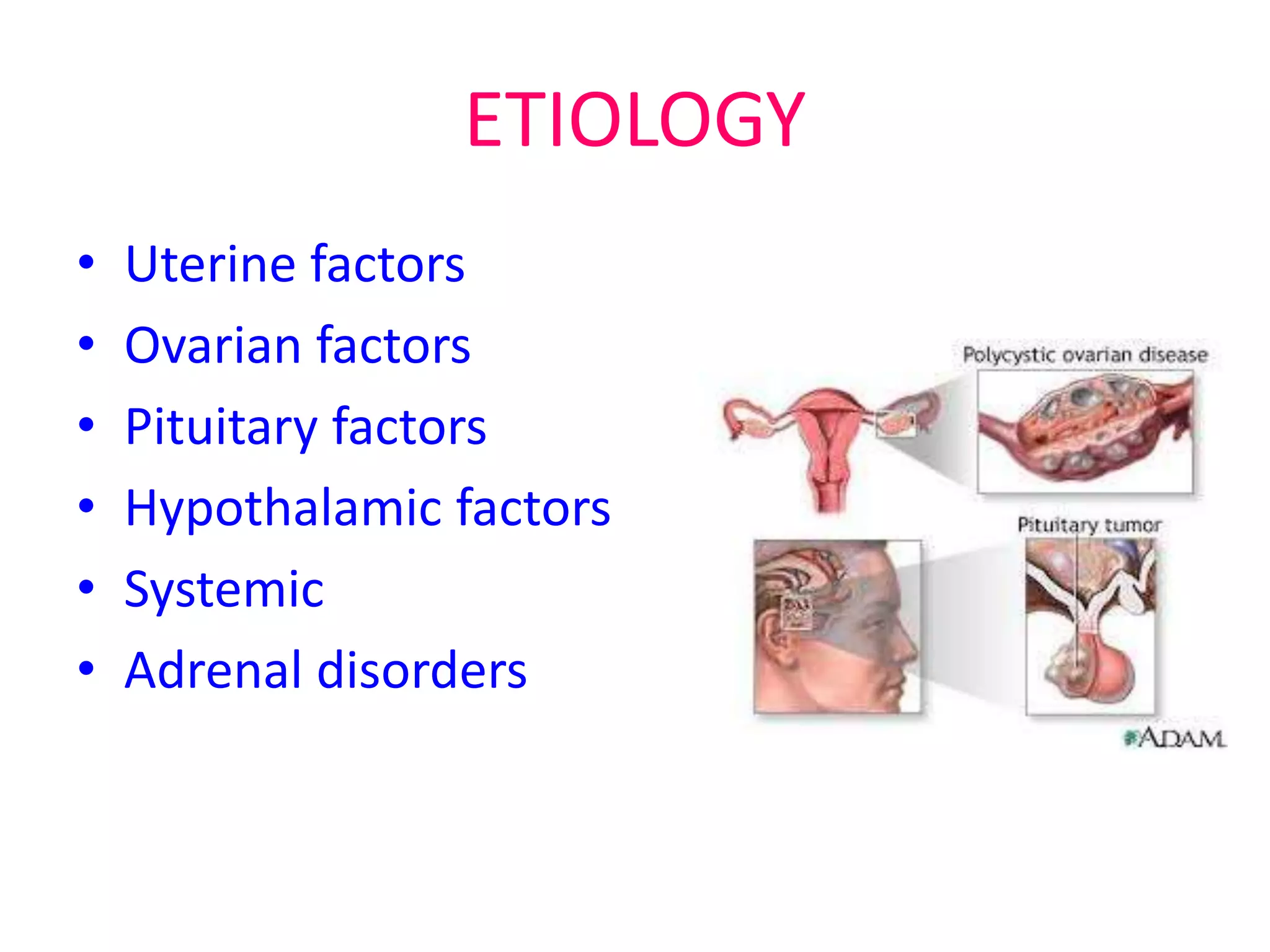 Disorders of menstruation | PPTX