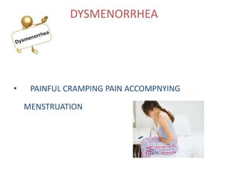 Disorders of menstruation | PPTX
