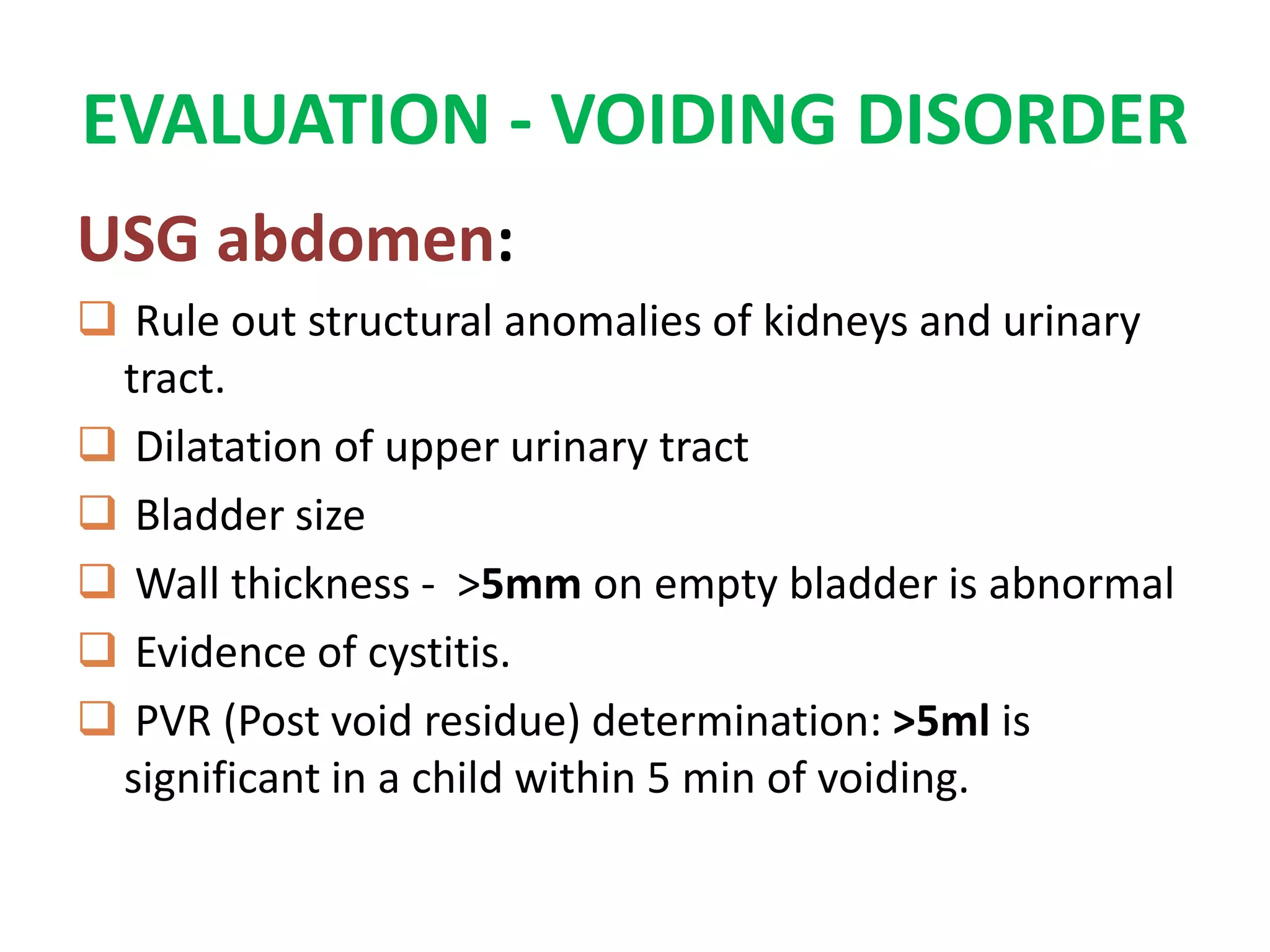 Disorders of micturation (sreemayee) | PPTX