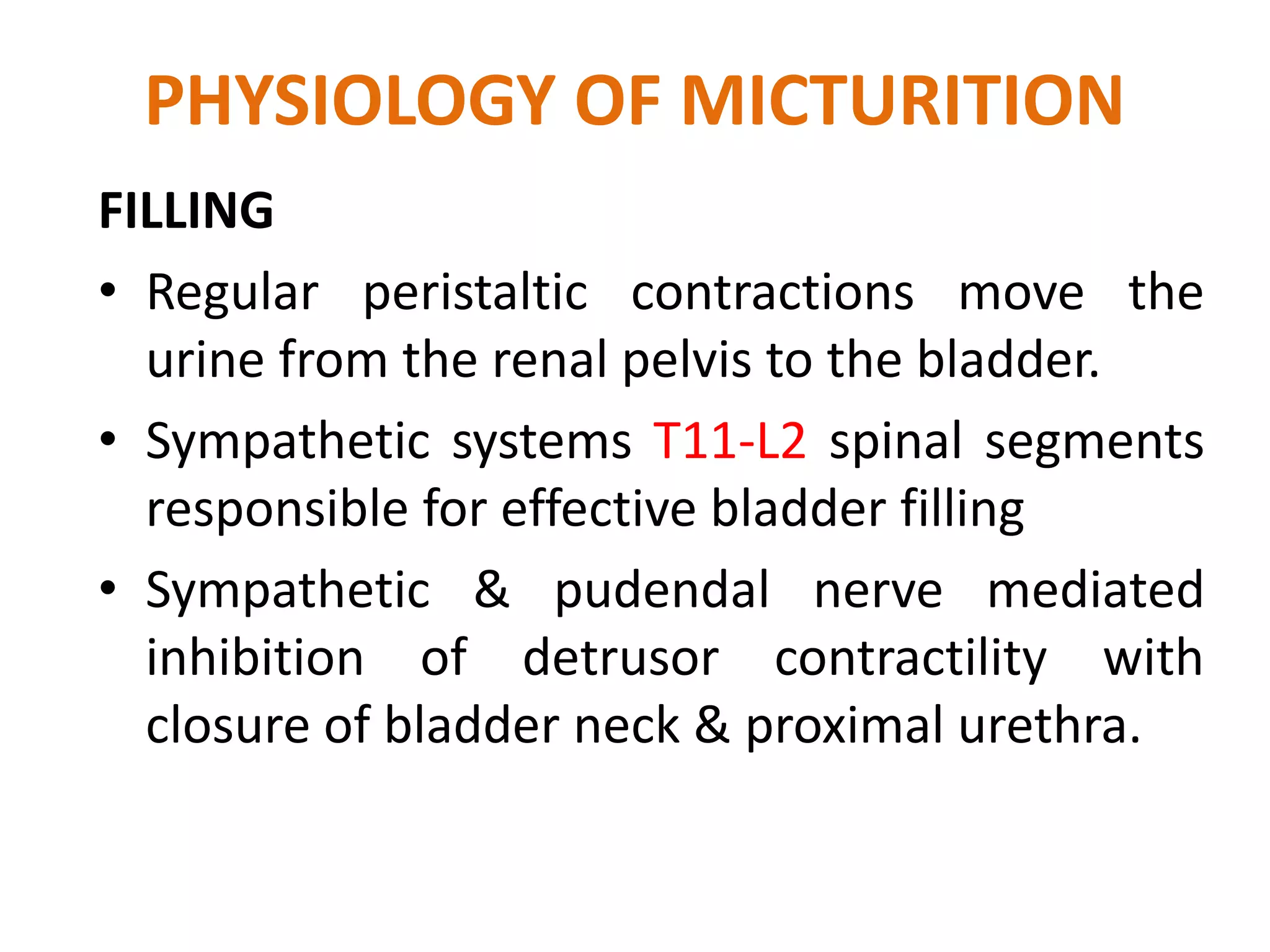 Disorders of micturation (sreemayee) | PPTX