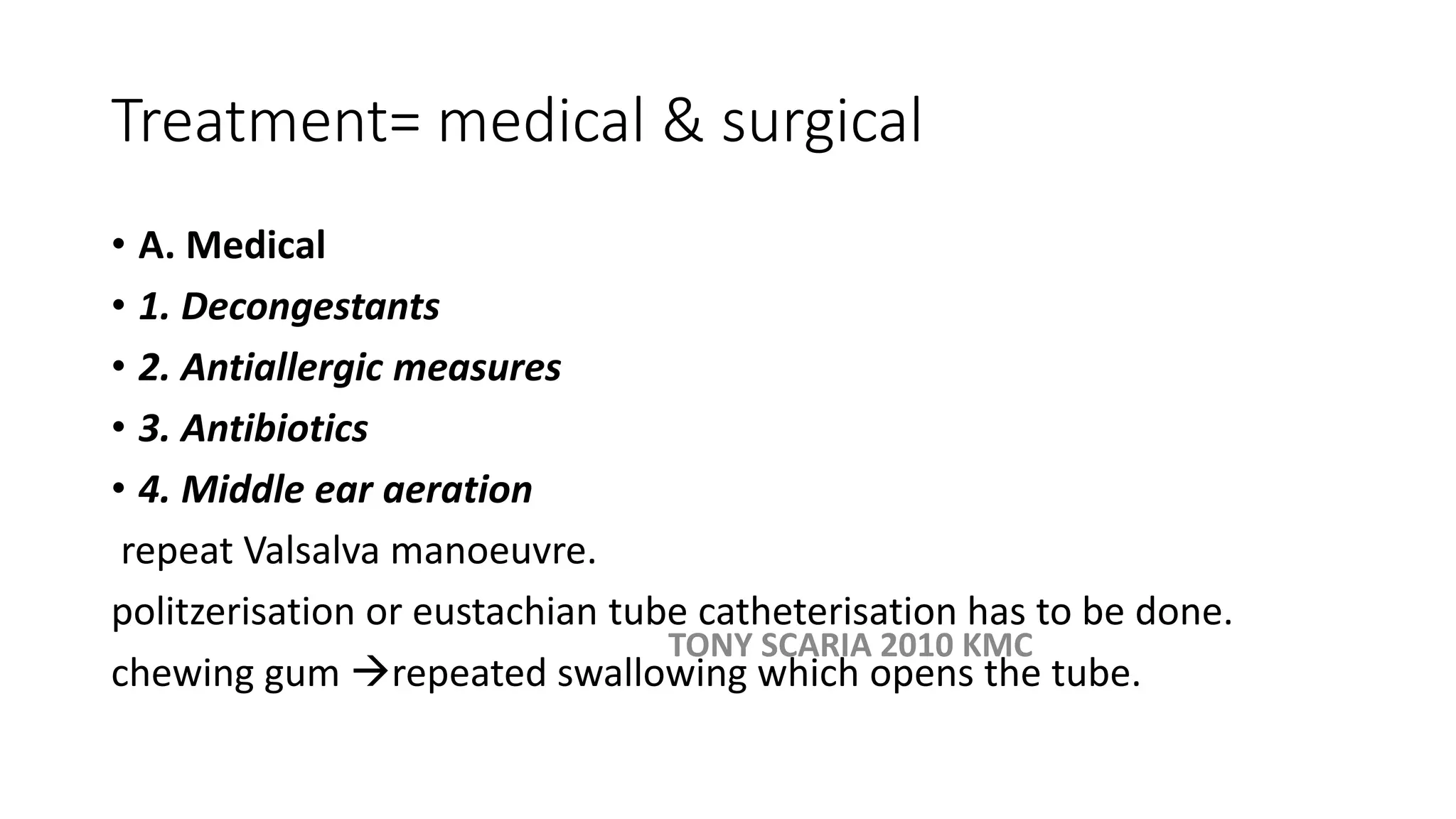 Disorders of middle ear revision notes | PDF