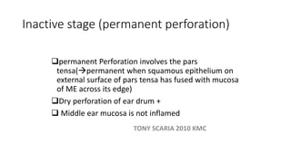 Disorders of middle ear revision notes | PDF