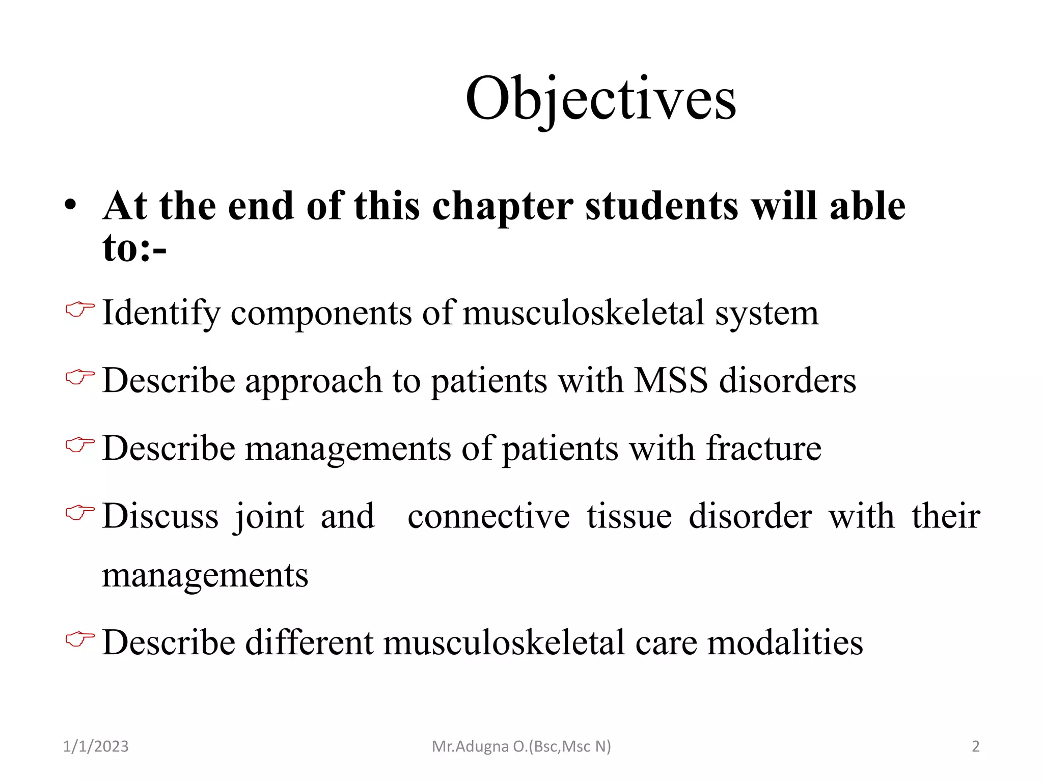 Disorders of Musculoskeltal System Ppt (1).pptx