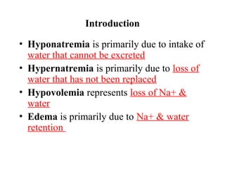 Disorders of Na & H20 homeostasis 2021.ppt