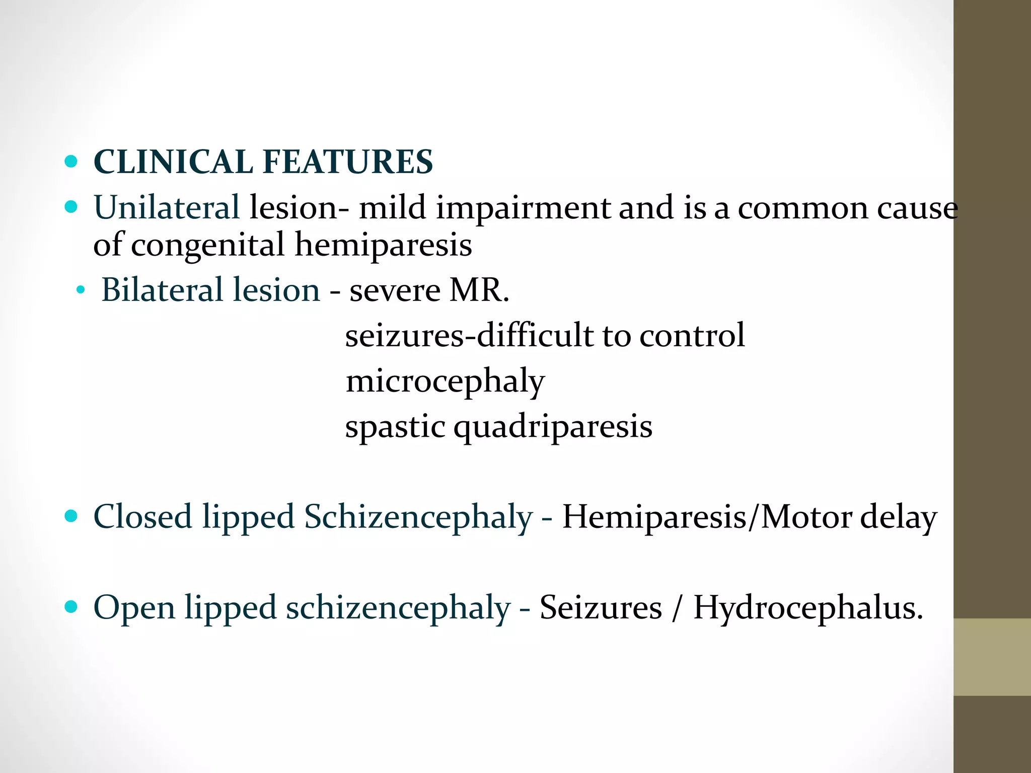 Disorders of neuronal migration | PPTX