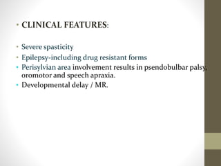 Disorders of neuronal migration | PPTX