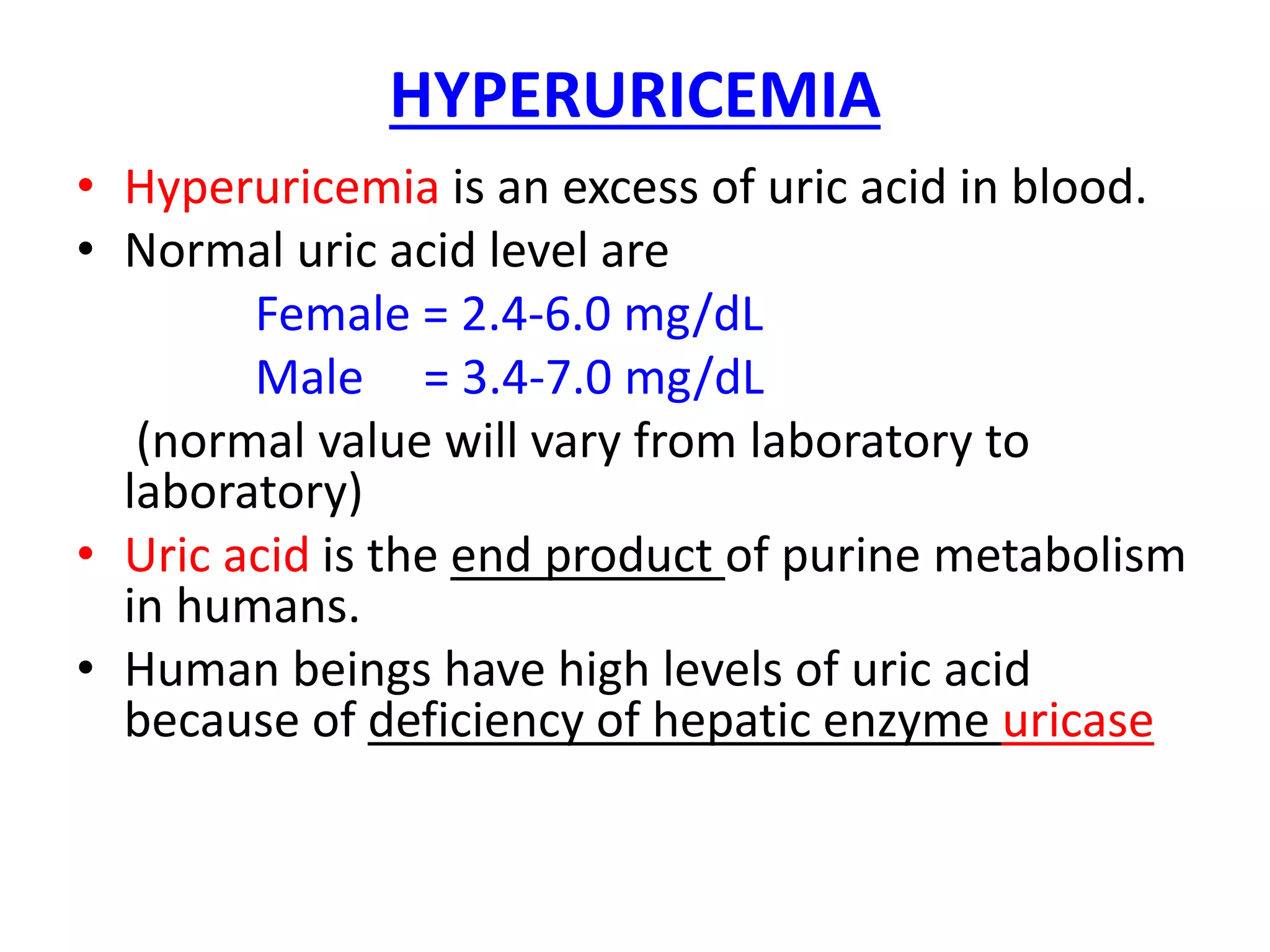 Disorders of nucleic acid metabolism | PPSX